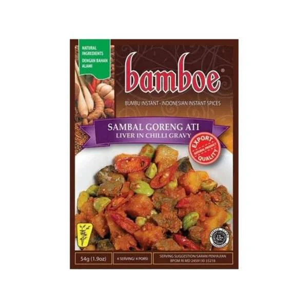 Bamboe Sambal Goreng Ati 54gr - Sedap Food Group