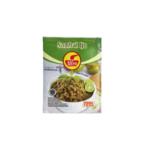 Uleg Sambal Ijo Sachet 20gr - Sedap Food Group