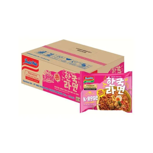 Indomie Premium Collection Korean Ramyeon Fried Noodle K-Rose 83gr ...